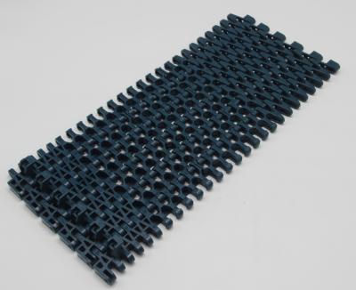 China 1255 plastic radius conveyor modular belts, sideflex modular belts for sale