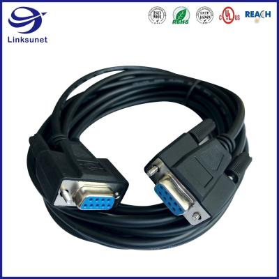 中国 電線の馬具のためのDB9 TPEの銀製の男性そしてメス コネクタ 販売のため