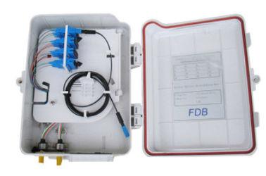 FC / LC Interface 4 Port Shock Resistance 750N Ftth Distribution Box
