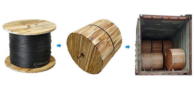 High Strength 24 Core Multimode Fiber Optic Cable LSZH Or PVC Outer Sheath 2