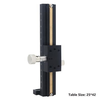 Cina Long Stroke Manual Z Axis Stage Dovetail Groove Optical Fine Adjustment Moving in vendita