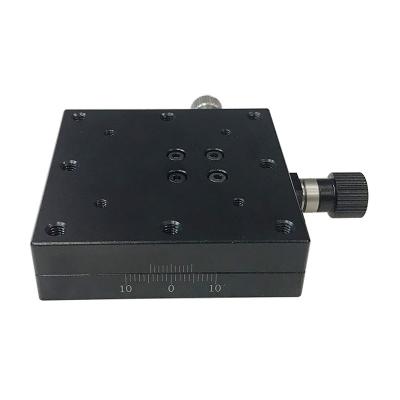 Cina Precision Fine Adjustment Manual Linear Stage Screw Drive Left Hand Locking in vendita