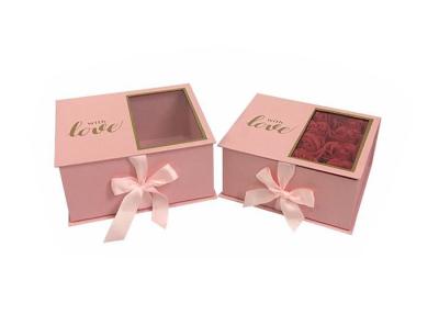Cina Il coperchio variopinto e la cassa del contenitore di regalo del fiore del cartone inscatolano Matt/laminazione lucida in vendita