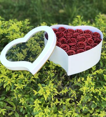 Cina Il cuore del cartone del cilindro ha modellato il contenitore di regalo per il regalo di nozze/contenitore di fiore in vendita