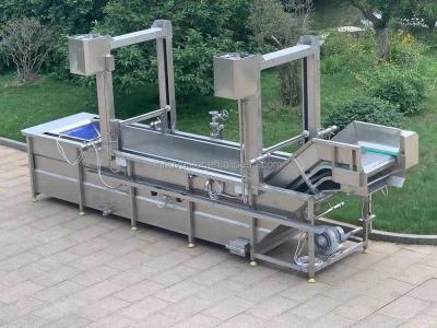 중국 Water Recycle SUS 304 Gantry Lift Tank Vegetable And Fruit Washing Machine for Design 판매용