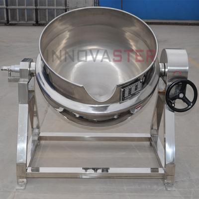 Chine Machines de transformation des aliments Remuage automatique Double pot incliné avec acier inoxydable 304 à vendre