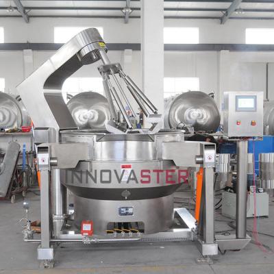 Chine Machines de transformation des aliments Remuage automatique Double pot incliné avec acier inoxydable 304 à vendre
