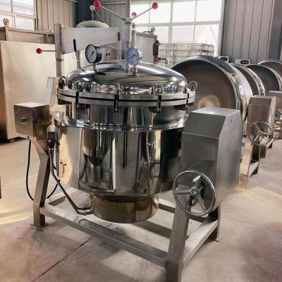 중국 304 Stainless Steel Jacket Kettle for High Pressure Cooking in Commercial Kitchens 판매용