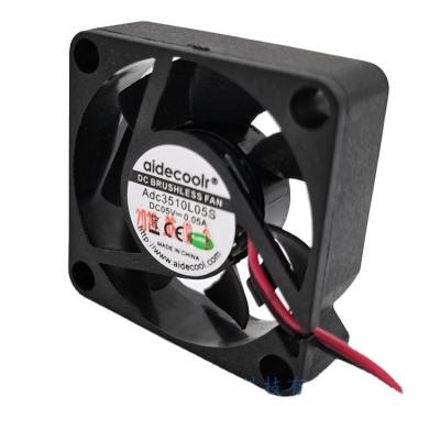 中国 オリジナル Aidecoolr DC 35*35*10 ミリメートル 12 ボルト黒ブラシレス冷却ファンアロマセラピーマシン 販売のため