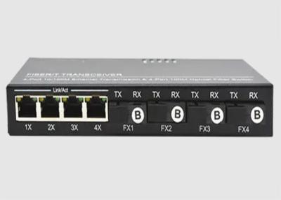 China FASER-ETHERNET-SCHALTER mit Ethernet 4 10/100TX + 4 Häfen der Faser-100FX zu verkaufen