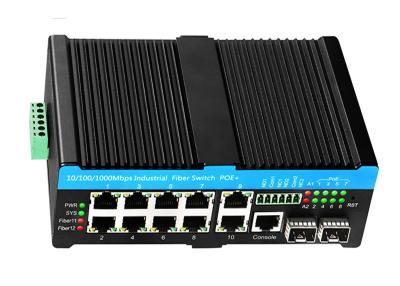 Cina Commutatore diretto di Ethernet di strato 2 con il porto pieno di Ggiabit 8 PoE+ + 2 porti combinati in vendita
