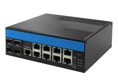 Cina Gigabit completo diretto 8 POE RJ45 del commutatore della fibra di SFP e 4 porti di SFP in vendita