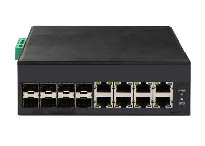 Cina Commutatore diretto industriale della fibra di SFP con Ethernet completa di POE di gigabit 8 e 8 porti di SFP in vendita