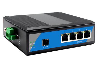 China UNMANAGED INDUSTRIELLER SFP-Schlitz DES GIGABIT-FASER-SCHALTER-1 und 4 Ethernet-Anschlüsse zu verkaufen