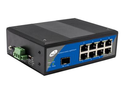 China Auto Negotiation Speed Unmanaged Gigabit Fibre Switch With 1 SFP Slot And 8 Ethernet Ports zu verkaufen