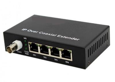 Cina 10/100Mbps IP Over Coaxial Extender 2KM With 1 BNC And 4 Ethernet Ports in vendita