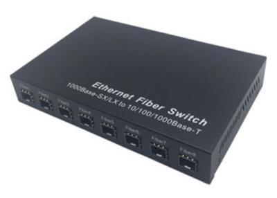 Cina Gigabit Fiber SFP Switch 1.25Gbps 8 SFP Fiber Ports And 2 RJ45 Ports in vendita
