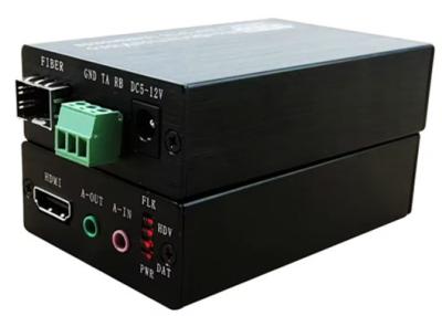 China 1080P HDMI Fiber Converter Bidirectional Audio RS232 Over Fiber Optic Extender Te koop
