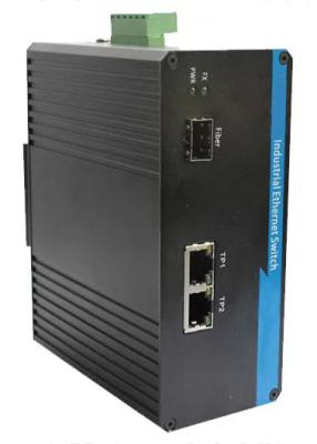 China Industrial Ethernet Fiber Switch 1 Port 100BASE SFP + 2 Port 10 / 100BASE-T zu verkaufen