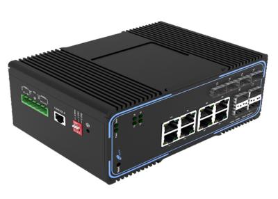 Cina IP40 ha diretto il commutatore della fibra di SFP con porta Ethernet 8 10/100/1000Mbps in vendita