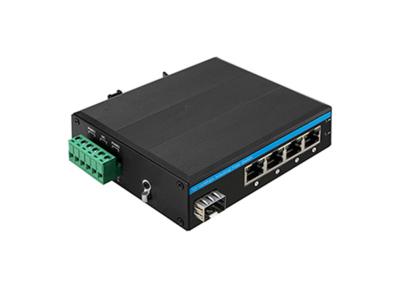 China Faser-Schalter ROHS 10/100/1000Mbps POE mit 1 Faser und Ethernet-Anschluss 4 zu verkaufen