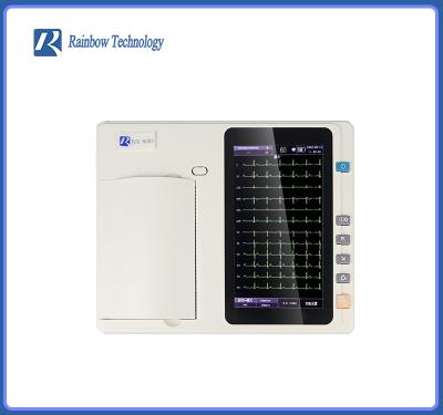Biens automatiques d'avance de la machine 12 de Digital Ekg ECG avec l'écran tactile de 7 pouces