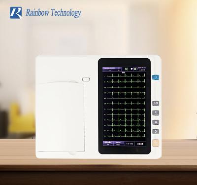 Chine Biens automatiques d'avance de la machine 12 de Digital Ekg ECG avec l'écran tactile de 7 pouces à vendre