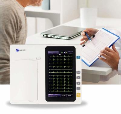 Κίνα Κλινική αναλυτική μηχανή 6 Ecg Ekg ηλεκτροκαρδιογραφημάτων ιατρική κανάλι 7 ίντσα προς πώληση