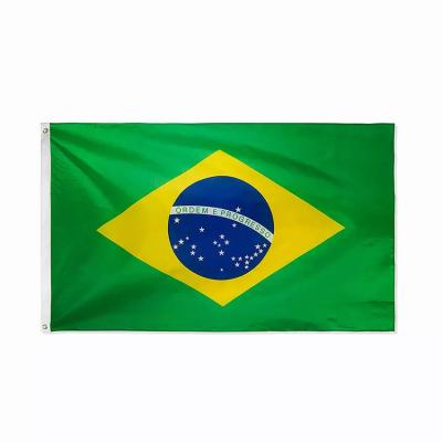 Cina 3X5ft Brazil Country Flag 100% Polyester Custom Countries Flags in vendita