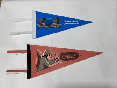 Cina Factory Directly Sale Custom Size Non Woven Triangle Pennant Banner in vendita