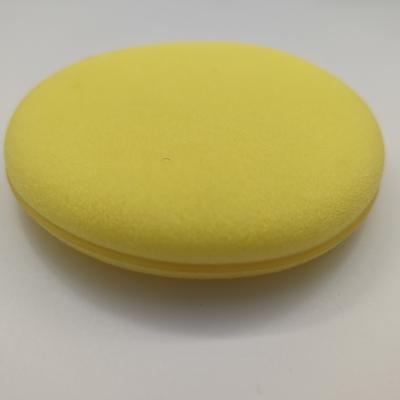 China Dual Sided Car Polish Applicator Honeycomb Commercial Microfiber Sponge For Car for sale