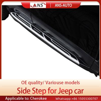 China Heat Resistant Jeep Cherokee Car Running Boards Aluminum Alloy for sale