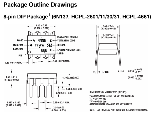 HCPL-0631-500E product diagram