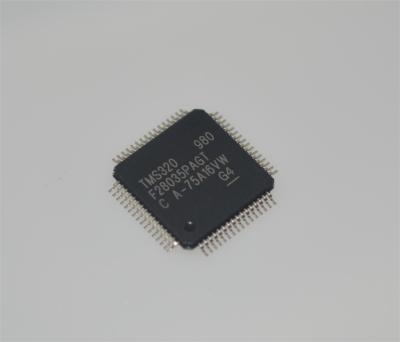 中国 TMS320F28035PAGT 60MHz C2000 MCU 128KB フラッシュ 12ビット ADC 16 PWM TQFP-64 -40°C ~ +105°C 販売のため