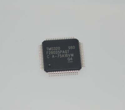 中国 TMS320F28035PAGT 60MHz C2000 MCU 128KB フラッシュ 12ビット ADC 16 PWM TQFP-64 -40°C ~ +105°C 販売のため