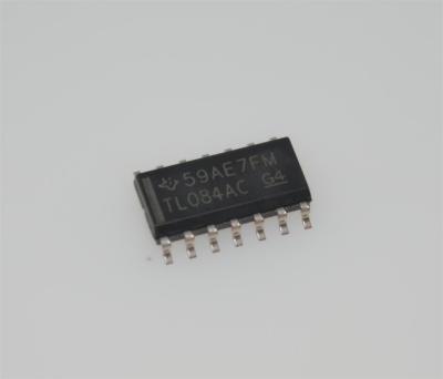 中国 TL084ACDR クワッド精密 JFET オペアンプ 4MHz BW 13V/µs スルーレート ±18V 電源 3pA 入力バイアス SOIC-14 -40°C ~ +125°C 販売のため