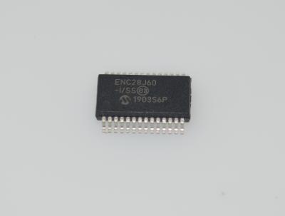 China ENC28J60-I/SS Standalone Ethernet Controller 10Base-T SPI Interface 8KB Buffer 3.3V SSOP-28 -40°C to +85°C for sale