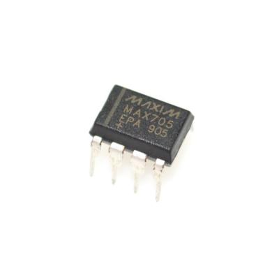 China MAX705EPA Supervisor del microprocesador 4.65V Umbral de 200 ms Reinicio de pulso 5V Suministro DIP-8 -40°C a +85°C en venta