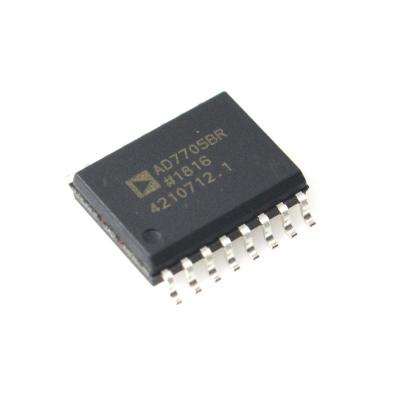 China AD7705BRZ ADC de 16 bits, precisión, bajo ruido, funcionamiento a 3V/5V, filtro en chip, interfaz SPI, baja potencia, -40°C a +85°C, grado industrial en venta