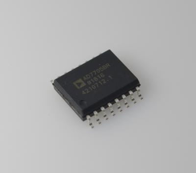 China AD7705BRZ ADC de 16 bits, precisión, bajo ruido, funcionamiento a 3V/5V, filtro en chip, interfaz SPI, baja potencia, -40°C a +85°C, grado industrial en venta