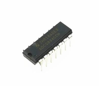 China ADC0834CCN 8 bits ADC 4 canales de entrada 5V de suministro de I/O en serie de baja potencia de 0°C a +70°C Interfaz MCU fácil Solución rentable en venta