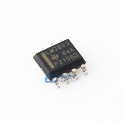 China LM2903DR Comparador de doble diferencial Amplio rango 2V-36V Bajo 0.8mA Salidas de corriente de colector abierto Respuesta rápida de 1.3μs Paquete SOIC-8 - Ideal para control automotriz / industrial en venta
