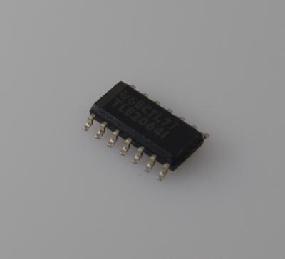 China TLE2064IDR Quad de precisión JFET-Input Op-Amp con ancho de banda de 10 MHz 45V/μs Tasa de deslizamiento Bajo ruido (16nV/√Hz) ±2V a ±20V Suministro EMI endurecido y grado automotriz para acondicionamiento de señal de alta velocidad en venta