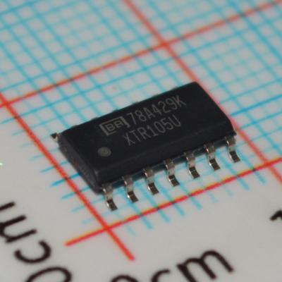 China XTR105U Transmisor de circuito de corriente de precisión 4-20mA con linearización de excitación del sensor RTD, operación de 2 alambres 5V Regulador 60V Cumplimiento con el 0,1% de precisión y amplio suministro de 7,5-36V en el paquete SO-14 en venta