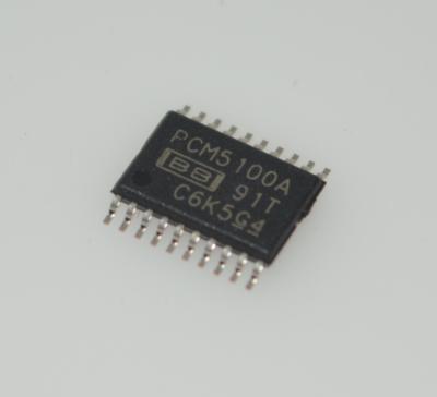 China PCM5100APWR Avanzado 32 bits 384kHz DAC estéreo 112dB SNR, <0,001% THD + N Filtro LP integrado 2VRMS Salida baja de jitter de un solo suministro (2.7-5.5V) Tiny TSSOP-16 para audio Hi-Fi portátil en venta