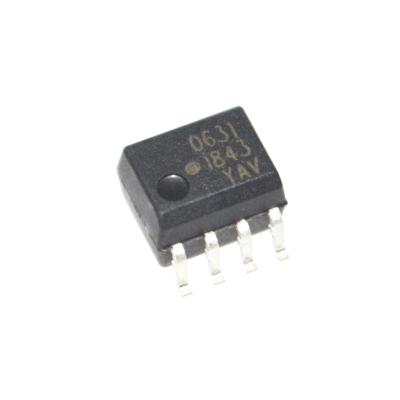 China Ultra-compacto HCPL-0631-500E CMR alto 3,5kV/μs 10kV/μs Isolamento 1mA Corrente baixa Alta temperatura 110°C 5kV Isolamento Alta velocidade 1MBd Wide Vcc 2.7-5.5V SOIC-8 Pacote à venda
