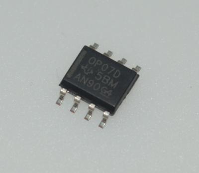 China OP07DDR Op-Amp de precisión con baja deriva y ruido bajo alto CMRR / PSRR alto voltaje estable sin compensación externa ideal para instrumentación en venta