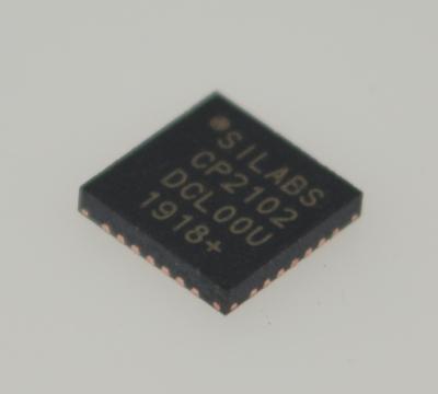 China CP2102-GMR USB-UART Puente Solución de chip único USB integrado y Crystal 9600 bps a 2 Mbps Baud 512 bytes Buffer GPIO completo Compacto QFN controladores libres de derechos en venta