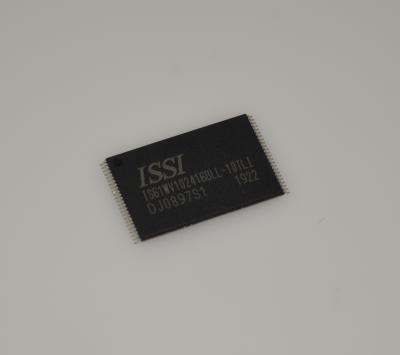 China IS61WV102416BLL-10TLI 1Mx16 Alta Velocidad 10ns SRAM 3.3V Operación Baja Potencia Temperatura Industrial (-40°C a +85°C) Paquete BGA de 48 bolas Operación asincrónica Alta confiabilidad Conservación de datos en venta