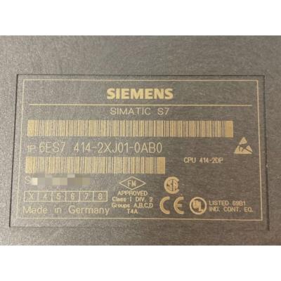 China SIEMENS 6ES7414-2XJ01-0AB0 SIMATIC S7-400, CPU 414-2 DP Zentralverarbeitungseinheit mit MULTI-POINT MPI-Interface INTEGR. zu verkaufen